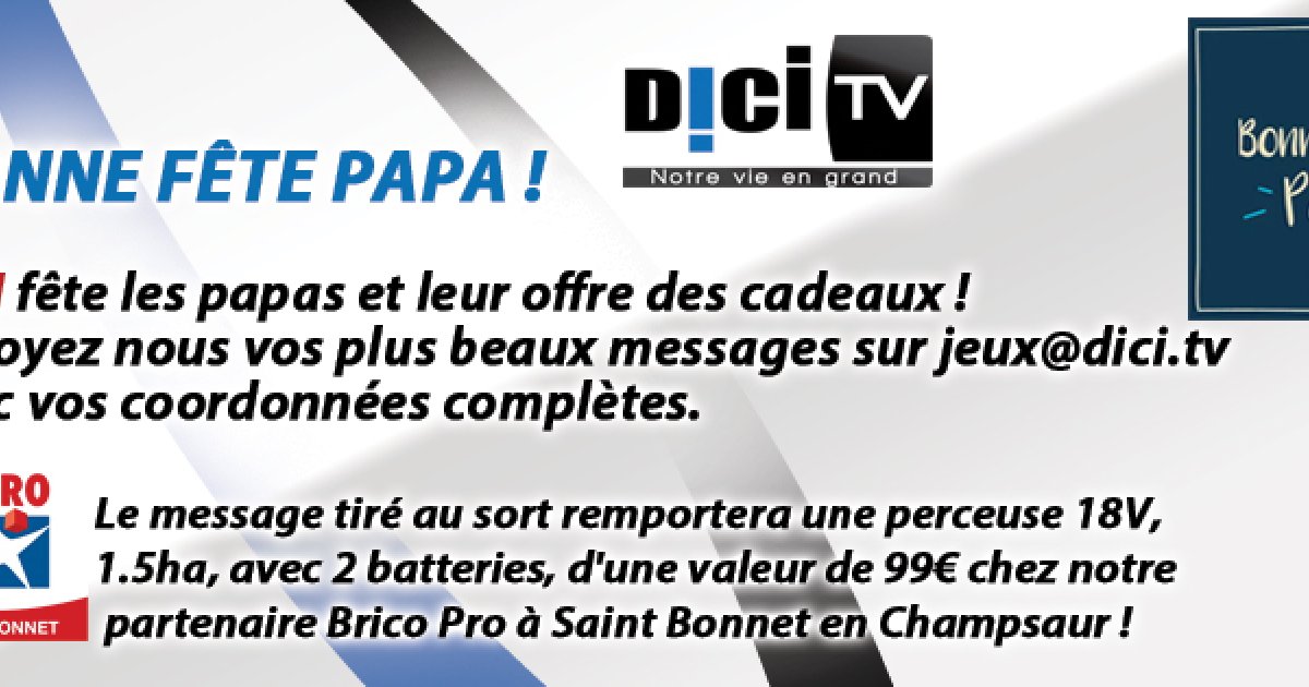 Concours : Et voici les premiers messages reçus pour la fête des pères ...