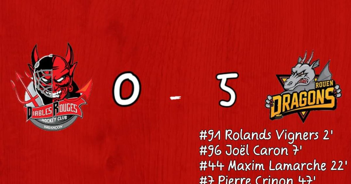 Hautes-Alpes : les Diables Rouges de Briançon s'inclinent 5 à 0 ce ...